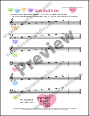 Valentine Funsheets - Susan Paradis Piano Teaching Resources