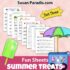 Summer Treats Funsheets Set Three - Susan Paradis Piano Teaching Resources