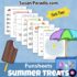 Summer Treats Funsheets Set Two - Susan Paradis Piano Teaching Resources