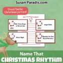 Name That Christmas Rhythm - Susan Paradis Piano Teaching Resources